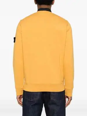 Stone Island Organic Cotton Fleece Sweatshirt - Multicolor