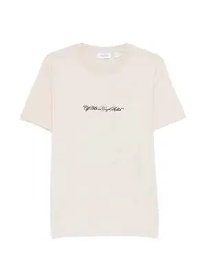 Off-White Script Arrow` Short Sleeve Slim T-shirt - Multicolor
