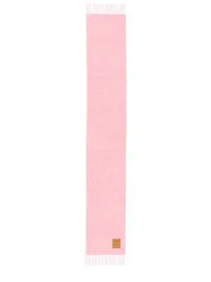 GANNI Wool Scarf - Pink