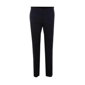 Dolce & Gabbana Cotton Gabardine Straight-leg Trousers - Black