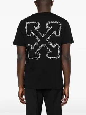 Off-White Script Arrow` Short Sleeve Slim T-shirt