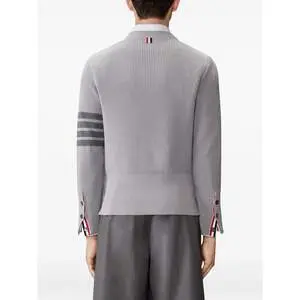 Thom Browne Crewneck Sweater With Signature Stripes