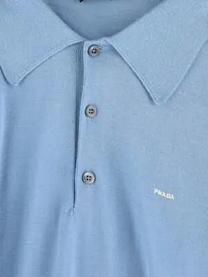 Prada Superfine Wool Polo Shirt