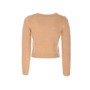 Chloé Embroidered Logo Crew Neck Sweater