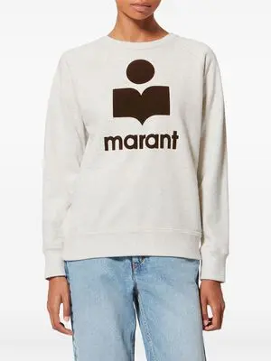 Isabel Marant Étoile Cotton Sweatshirt With Logo - Multicolor