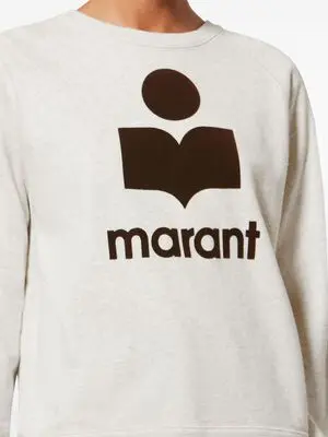 Isabel Marant Étoile Cotton Sweatshirt With Logo - Multicolor