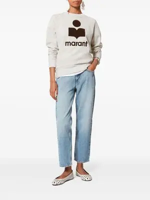 Isabel Marant Étoile Cotton Sweatshirt With Logo - Multicolor