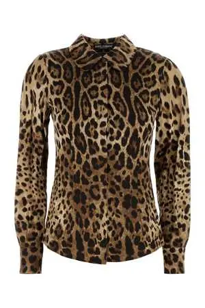 DOLCE & GABBANA Dolce & Gabbana Printed Silk Shirt