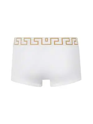 Versace Boxer Con Greca - White