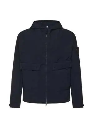 Stone Island Light Compact Touch Poly-tc Short Parka - Multicolor