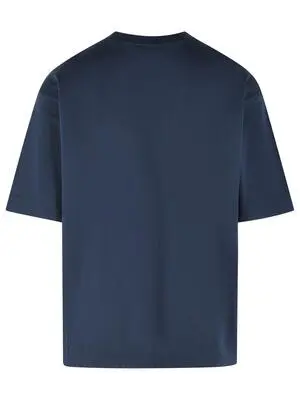 Dries Van Noten Heso' Navy Cotton T-shirt - Blue