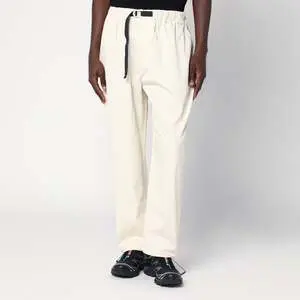 PURPLE MOUNTAIN OBSERVATORY Terrain Cotton-nylon Blend Trousers - White