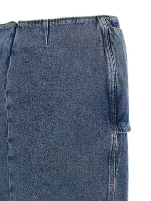 Magda Butrym 11' Midi Skirt - Blue
