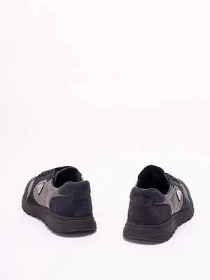 Prada Suede And Re-nylon Lace-up Sneakers - Multicolor