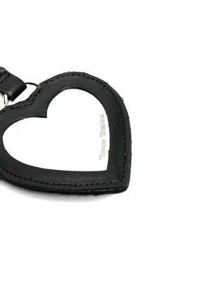 VIVIENNE WESTWOOD Heart Mirror Charm - Black