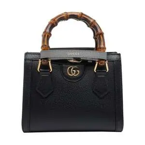 Gucci GUCCI Small Diana Shopping Bag Black