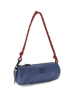 Miu Miu Leather Rope Handle Wallet - Blue