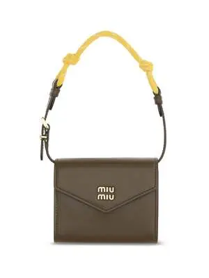 Miu Miu Rope Handle Wallet - Brown