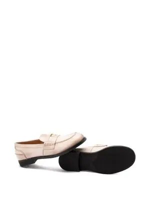 Miu Miu Calf Leather Penny Loafers - Multicolor