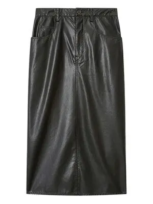Isabel Marant Étoile Faux Leather Skirt - Multicolor