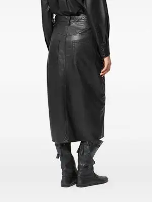 Isabel Marant Étoile Faux Leather Skirt - Multicolor