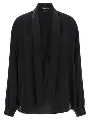 Tom Ford V Neck Blouses
