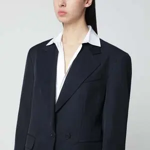 P.a.r.o.s.h Linen Blend Single-breasted Jacket