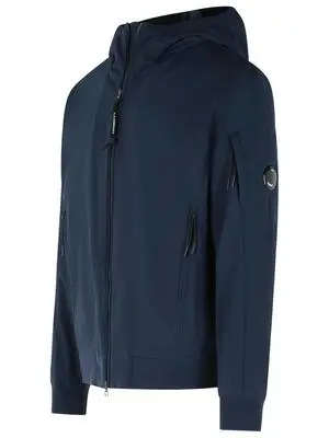 C.P. COMPANY Hooded Zip-up Jacket With Drawstring Hem