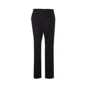 Valentino Garavani Vlogo Signature Wool Trousers - Black