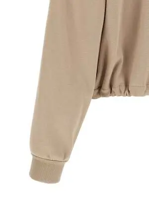 Brunello Cucinelli Zip-up Hoodie With Heraldic Patch