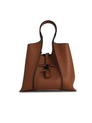 TOD'S TOD'S Small Leather Timeless Bag Cream