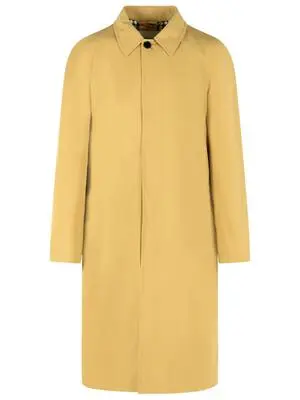 Burberry Long Cotton Raincoat - Cream