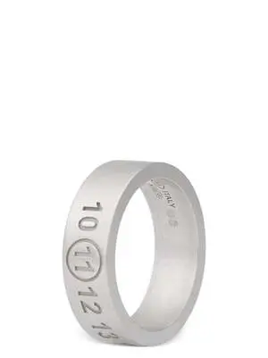 MAISON MARGIELA Number Reference Ring - Silver