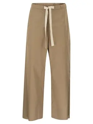 Max Mara Cotton Drawstring Trousers - Multicolor