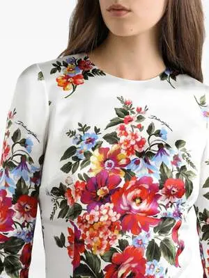 Dolce & Gabbana Printed Viscose Dress - Multicolor