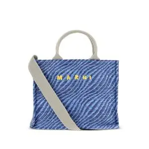 Marni Tote Bag With Top Handles And Shoulder Strap