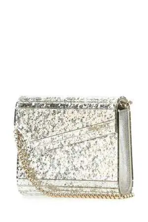 JIMMY CHOO Embellished Acrylic Candy Clutch - Multicolor