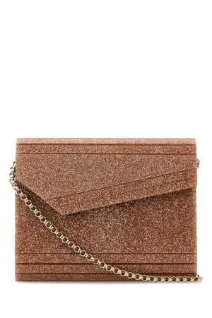 JIMMY CHOO Embellished Acrylic Candy Clutch - Pink