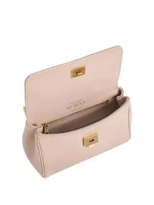 Dolce & Gabbana My Sicily Handbag In Plongé Leather - Multicolor