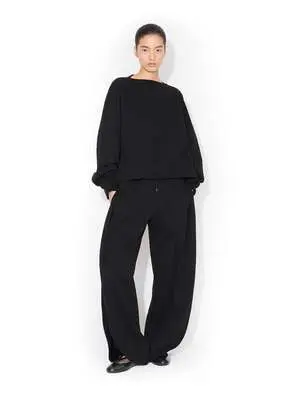 Alaïa Petal Fleece Joggers With Slit