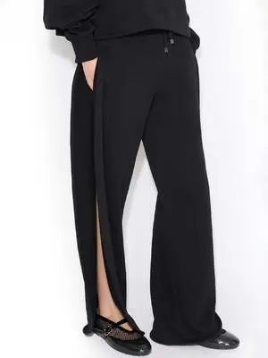 Alaïa Petal Fleece Joggers With Slit