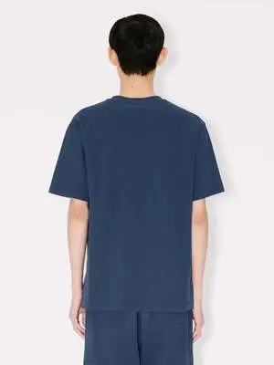 Kenzo Boke Flower` Embroidered Cotton T-shirt - Blue
