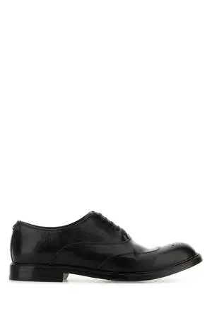 Dolce & Gabbana Lace-up Leather Shoes - Black