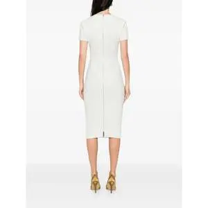 Victoria Beckham Short Sleeve Knee-length Dress