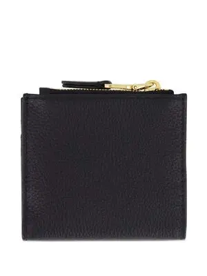 Miu Miu Small Leather Wallet With Coin Case - Black