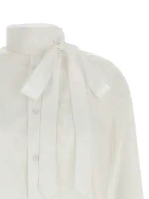 Kenzo Lavallière Collar Shirt - White