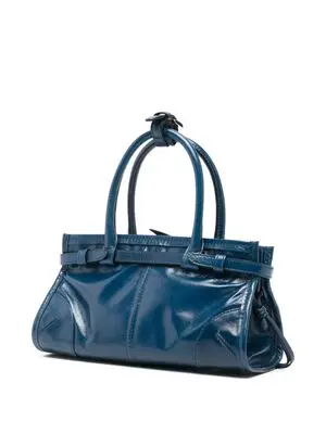 Prada Bonnie Leather Mini Handbag - Blue