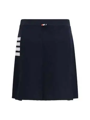 Thom Browne 4-bar Piqué Mini Skirt - Blue