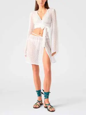 Missoni Striped Wrap Top