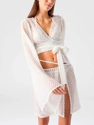 Missoni Striped Wrap Top